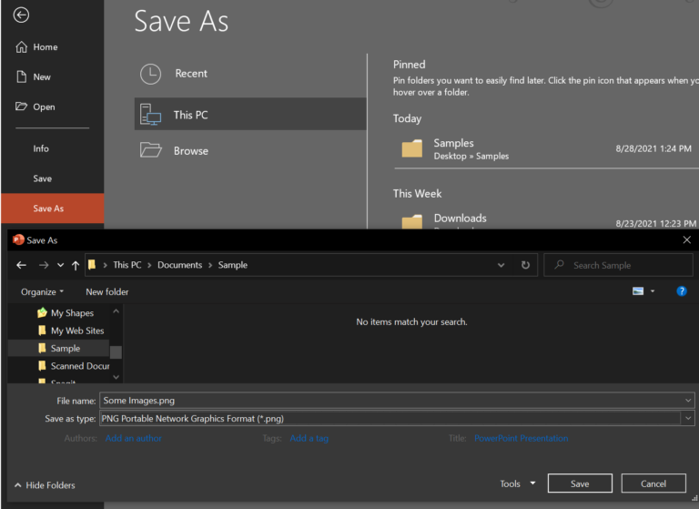 2 Steps to Saving PowerPoint Slides as High-Resolution Images | File ...