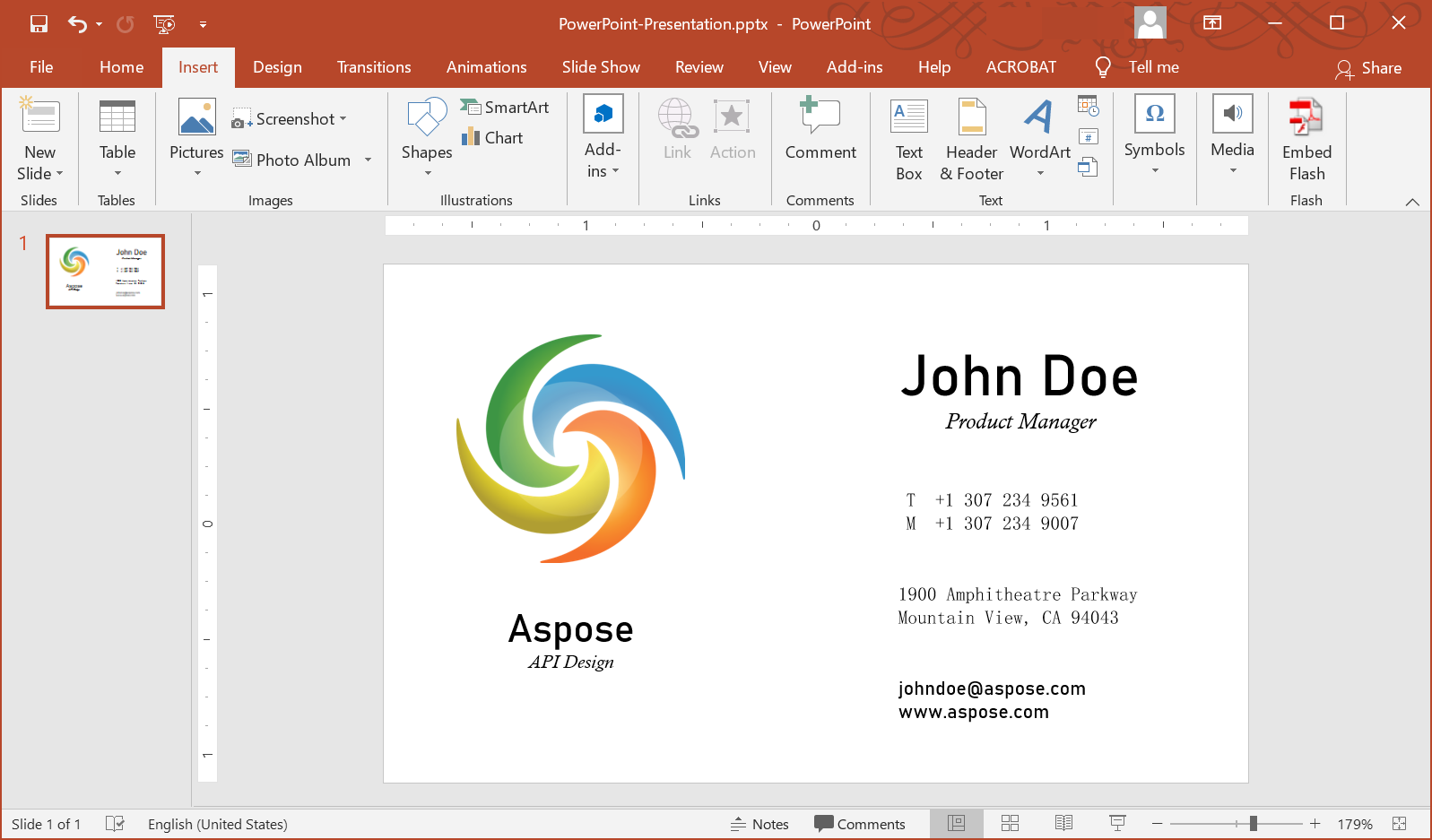 6 Steps To Create A Business Card In PowerPoint