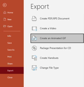 Create Animated GIF in PowerPoint in 3 Steps