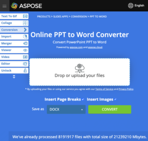 How to Convert PowerPoint to Word Document | File Format Apps Blog ...