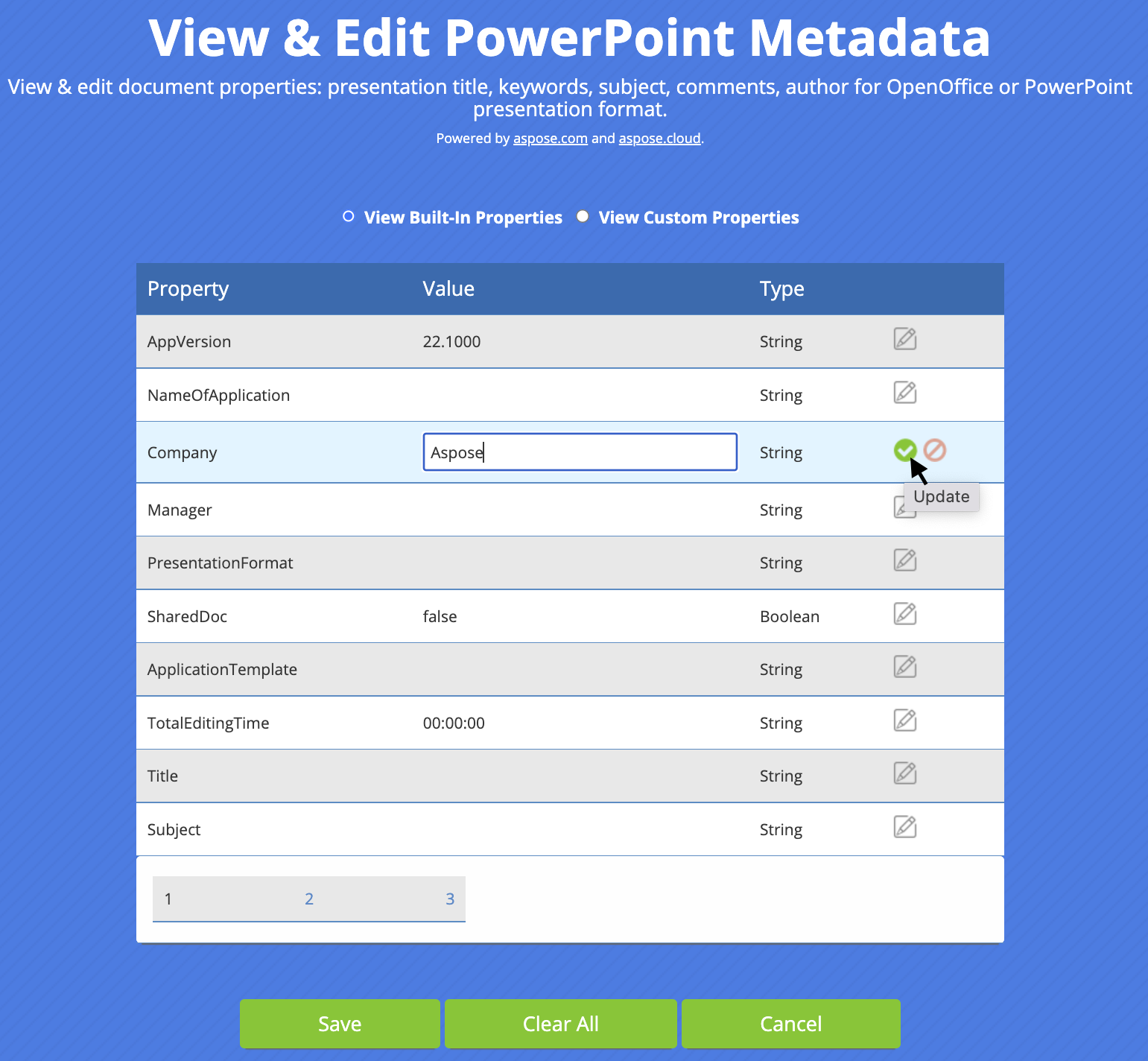 Metadata Editor for PowerPoint | File Format Apps Blog - aspose.app